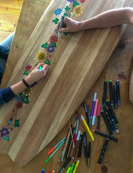 Agave surf board - Jadran Stenico